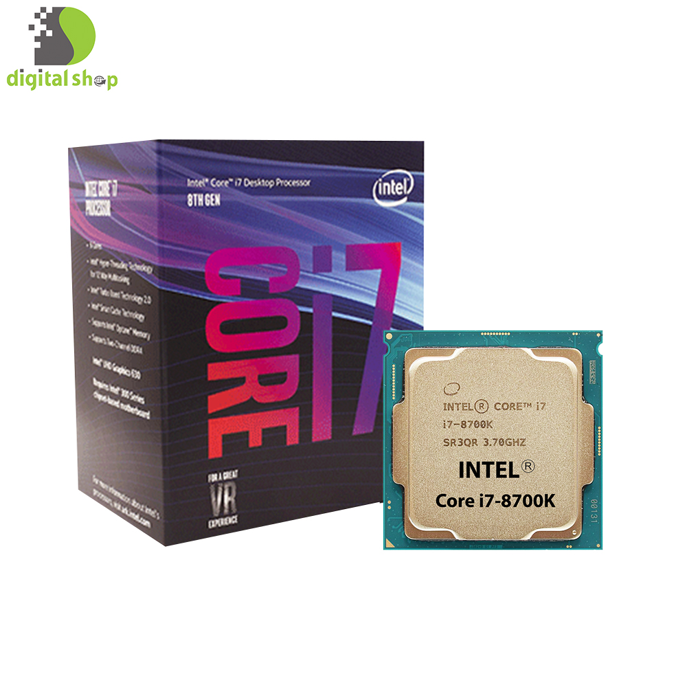 پردازنده مرکزی اینتل مدل Core I7 8700k فروشگاه اینترنتی دیجیتال شاپ